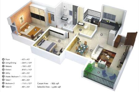 Kumar Prospera in Hennur Main Road, Bangalore: Price, Brochure, Floor ...