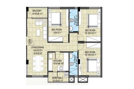 Rohra Address Phase 2 in New Town, Kolkata: Price, Brochure, Floor Plan ...