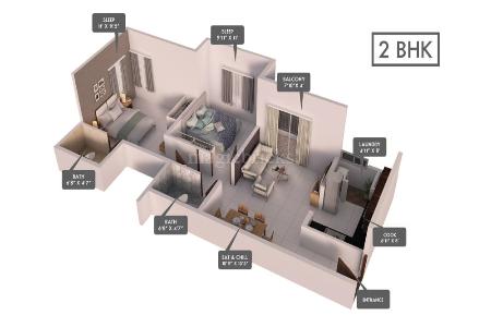 BDA Flats in Kommaghatta, Bangalore: Price, Brochure, Floor Plan, Reviews