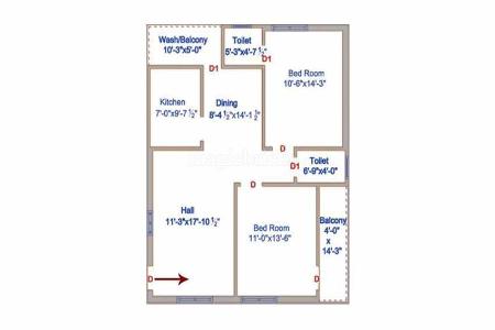 Sri Krishna Towers in Penamaluru, Vijayawada: Price, Brochure, Floor ...