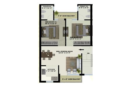 Sunny Heights in Sector 124 Sunny Enclave, Mohali: Price, Brochure ...