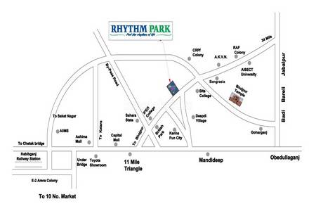 Rhythm Towers in Hoshangabad Road, Bhopal: Price, Brochure, Floor Plan ...