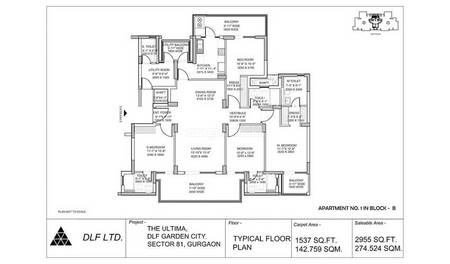 DLF The Grove in Sector 54, Gurgaon: Price, Brochure, Floor Plan, Reviews