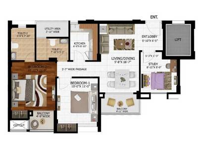 AEV Goverdhan Enclave in Vrindavan Colony, Lucknow: Price, Brochure ...