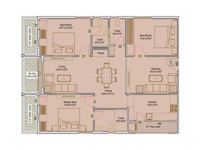Sunridge Signature in Gachibowli, Hyderabad: Price, Brochure, Floor ...