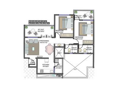 Prabhas The Sky Tower in Ravet, Pune: Price, Brochure, Floor Plan, Reviews