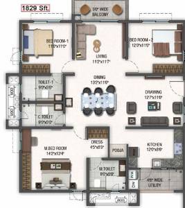 Aparna Elixir in Manikonda, Hyderabad: Price, Brochure, Floor Plan, Reviews