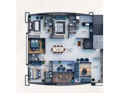 Raghuvir Sheron in Vesu, Surat: Price, Brochure, Floor Plan, Reviews