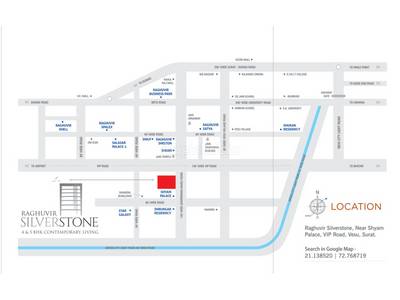 Raghuvir Sheron in Vesu, Surat: Price, Brochure, Floor Plan, Reviews