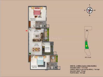 Cordial Dev in Kazhakkottam, Trivandrum: Price, Brochure, Floor Plan ...
