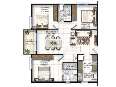 KHB Surya Elegance in Suryanagar, Bangalore: Price, Brochure, Floor ...