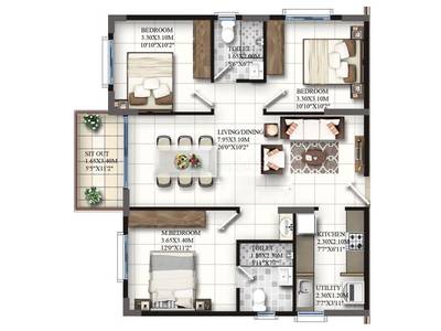 RMZ Millenia in Ulsoor Road, Bangalore: Price, Brochure, Floor Plan ...