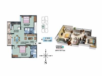 Falnir Terraces in Falnir, Mangalore: Price, Brochure, Floor Plan, Reviews