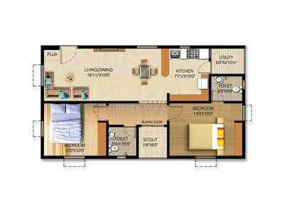 Vaisakhi Fortune in Midhilapuri Vuda Colony, Visakhapatnam: Price ...