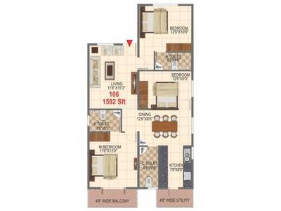 Sashank Aadya in Vidyaranyapura, Bangalore: Price, Brochure, Floor Plan ...