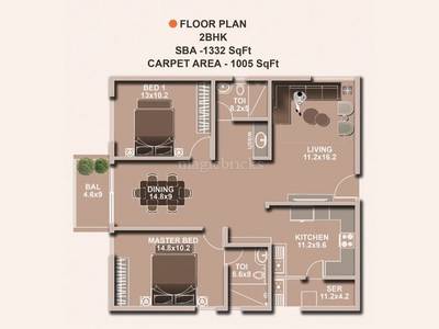 Sun Enclave in Kudlu Gate, Bangalore: Price, Brochure, Floor Plan, Reviews
