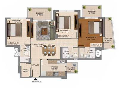 Sai City in Phase 3B 1 Sector 60, Mohali: Price, Brochure, Floor Plan ...