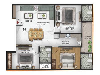 MIG Flats in Noida Greater Noida Expressway, Noida: Price, Brochure ...
