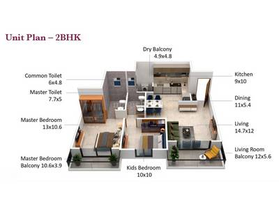 Tulip Infinity Avana in Punawale, Pune: Price, Brochure, Floor Plan ...