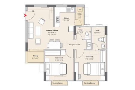 Ashadeep Vedanta in Jagatpura, Jaipur: Price, Brochure, Floor Plan, Reviews