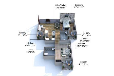 Amrapali Verona Heights Phase 2 in Sector 1, Greater Noida: Price ...