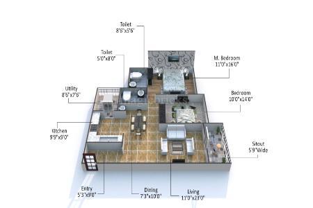 VRR Lakeview in Doddanekundi, Bangalore: Price, Brochure, Floor Plan ...