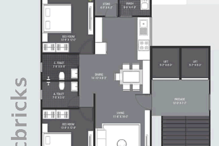 SATELITE BUNGALOW in Dumas Road, Surat: Price, Brochure, Floor Plan ...