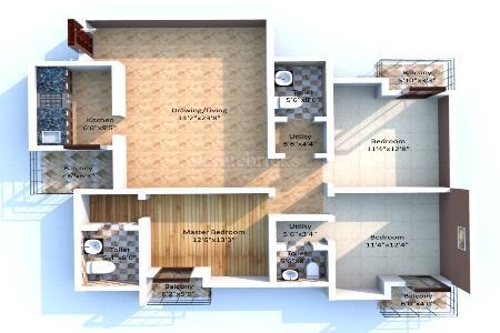 Shalimar Mannat Extension 3 in Faizabad Road, Lucknow: Price, Brochure ...