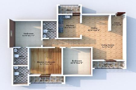 Adarsh Palm Retreat Lakefront in Ring Road, Bangalore: Price, Brochure ...