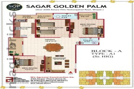 Fortune Atlantis Phase II in Katara Hills, Bhopal: Price, Brochure ...
