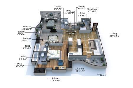 Eldeco Golf View Apartment in Omega 1, Greater Noida: Price, Brochure ...