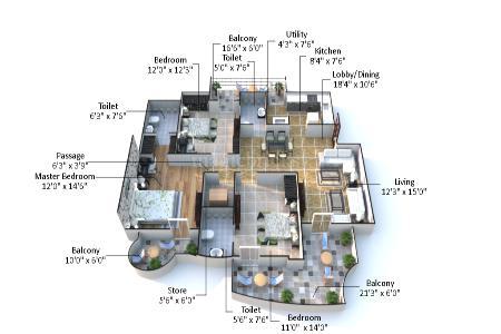 Motia Aero Greens in ZIRAKPUR, Zirakpur: Price, Brochure, Floor Plan ...