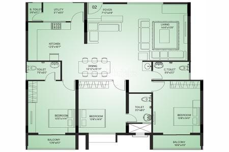 Mak Park Square in Pumpwell, Mangalore: Price, Brochure, Floor Plan ...