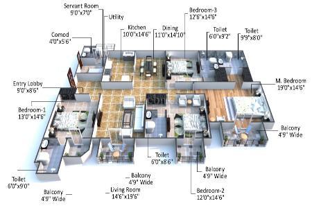 ATS Villas in Dera Bassi, Chandigarh: Price, Brochure, Floor Plan, Reviews