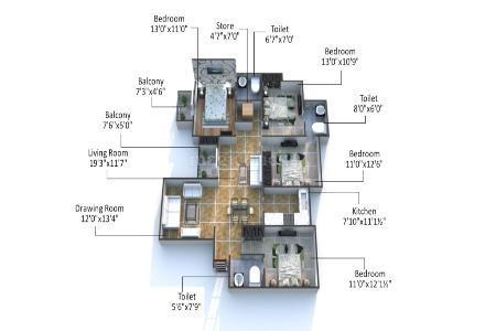 Eldeco City Kutir And Sukriti in IIM Road, Lucknow: Price, Brochure ...