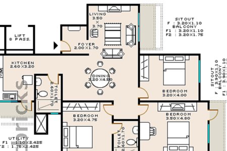 Adarsh Palm Retreat Lakefront in Ring Road, Bangalore: Price, Brochure ...