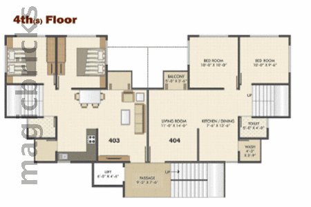 Vraj Apartment in Race Course Road, Vadodara: Price, Brochure, Floor ...