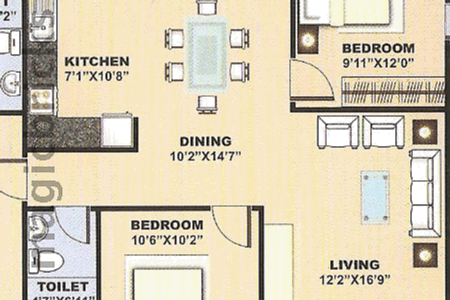 Iskcon View in HBR Layout, Bangalore: Price, Brochure, Floor Plan, Reviews