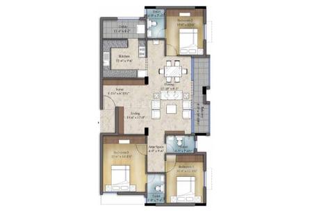 Rent Multistorey Apartment in Porur Mangadu main road