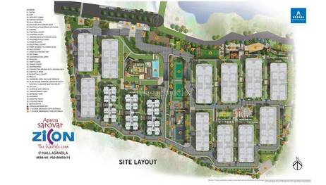 Aparna Sarovar Zicon in Nallagandla, Hyderabad: Price, Brochure, Floor ...