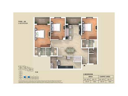 Rent 2 BHK Flat/Apartment in Adarsh Lakefront Kaikondrahalli, Bangalore ...