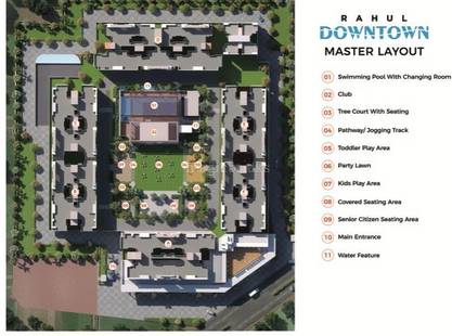 Rahul Downtown in Tathawade, Pune: Price, Brochure, Floor Plan, Reviews
