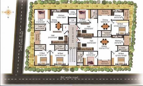 Iskcon View in HBR Layout, Bangalore: Price, Brochure, Floor Plan, Reviews