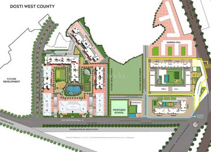 Dosti West County in Thane West, Thane: Price, Brochure, Floor Plan ...