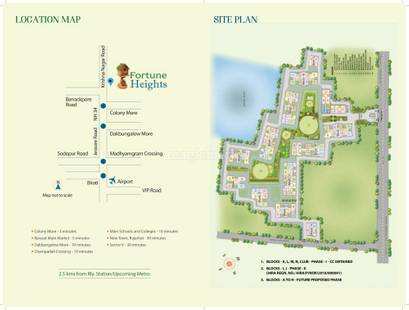 Fortune Heights Phase 3 in Barasat, Kolkata: Price, Brochure, Floor ...