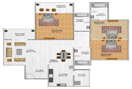 Buy 3 BHK Flat/Apartment in Sobha Elite Nagasandra , Bangalore - 14th ...