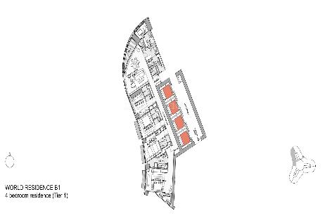 Rent 3 BHK Flat/Apartment in Lodha World View Worli, Mumbai - 3200 Sq-ft
