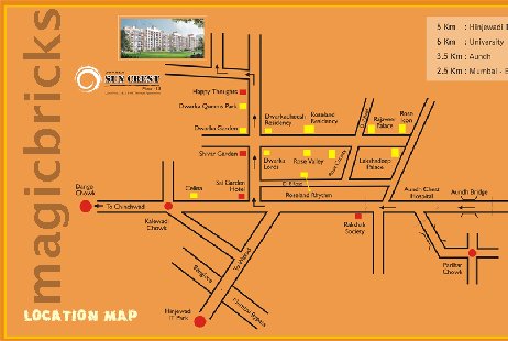 Dwarka Suncrest Phase 3 in Pimple Saudagar, Pune by GK Developers ...