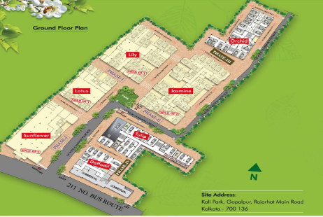 Shreshta Garden in Rajarhat Main Road, Kolkata: Price, Brochure, Floor ...