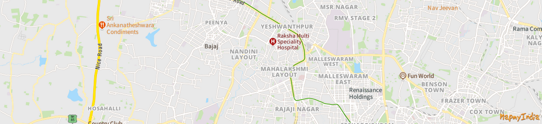Ramakrishna Nagar Nandini Layout, Bangalore: Map, Property Rates ...